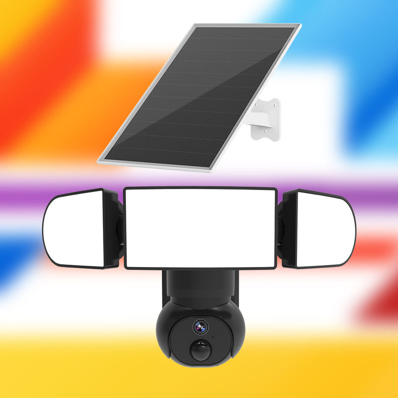 2K Home Security Camera with Built In Speaker And Microphone WiFi Solar ...